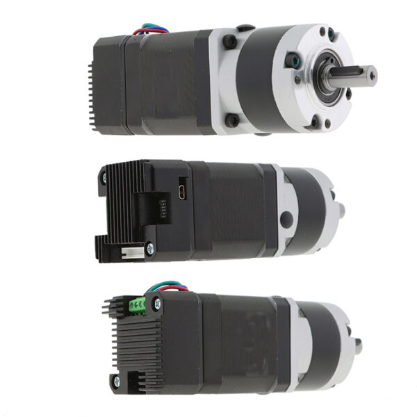 High Precision NEMA 17 Geared Stepper Motor with 20:1 Planetary Gearbox ...
