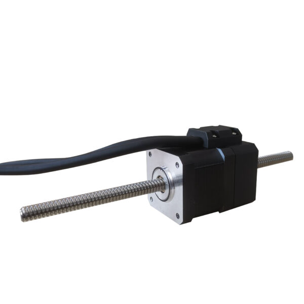 High Precision Through-Shaft Linear Stepper Motor Closed Loop with Acme ...