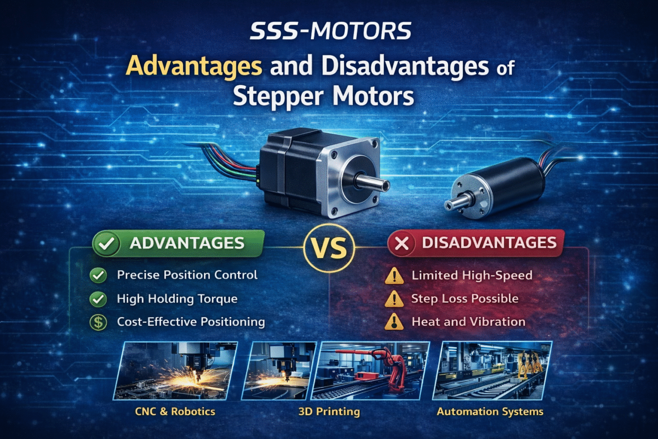 Advantages and Disadvantages of Stepper Motors Explained