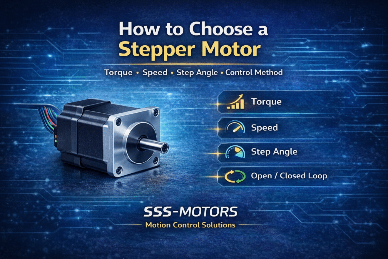 How to Choose a Stepper Motor: Torque, Speed and Application Guide
