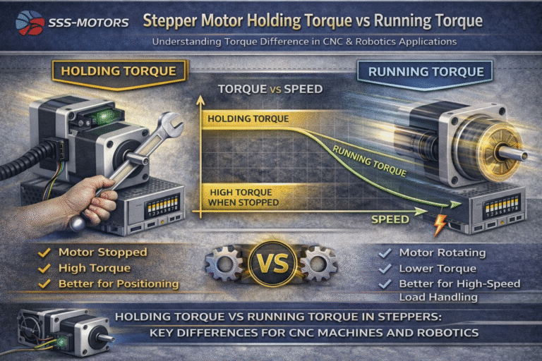 Stepper Motor Holding Torque vs Running Torque | SSS-Motors
