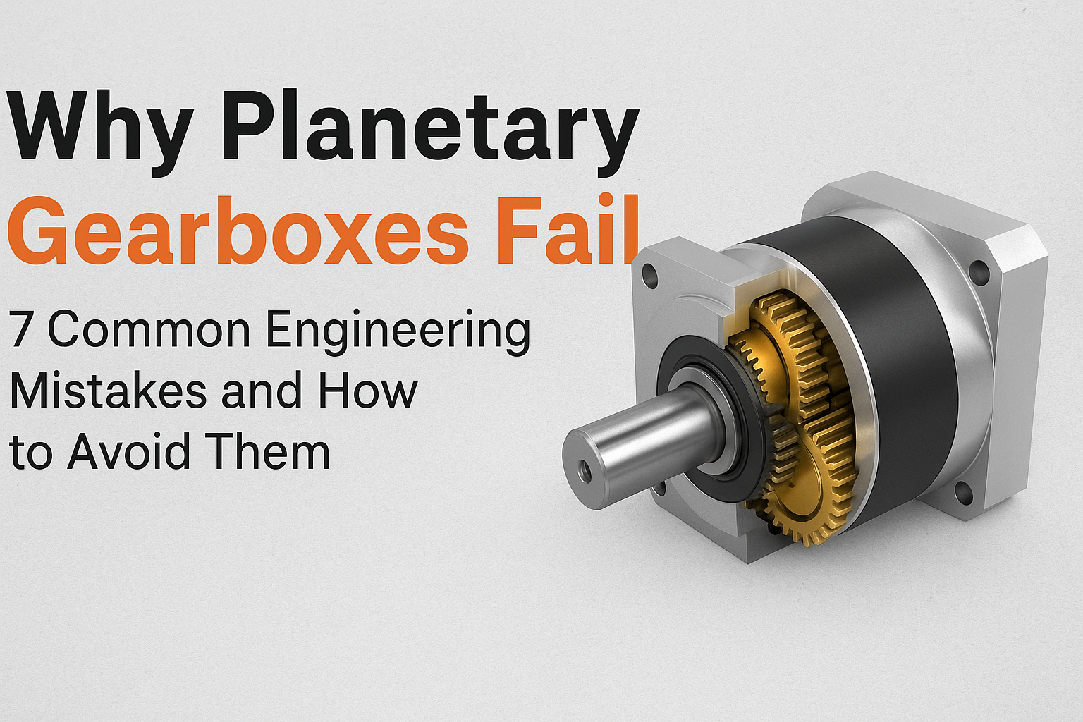 Why Planetary Gearbox Failure | Common Causes & How to Select the Right ...