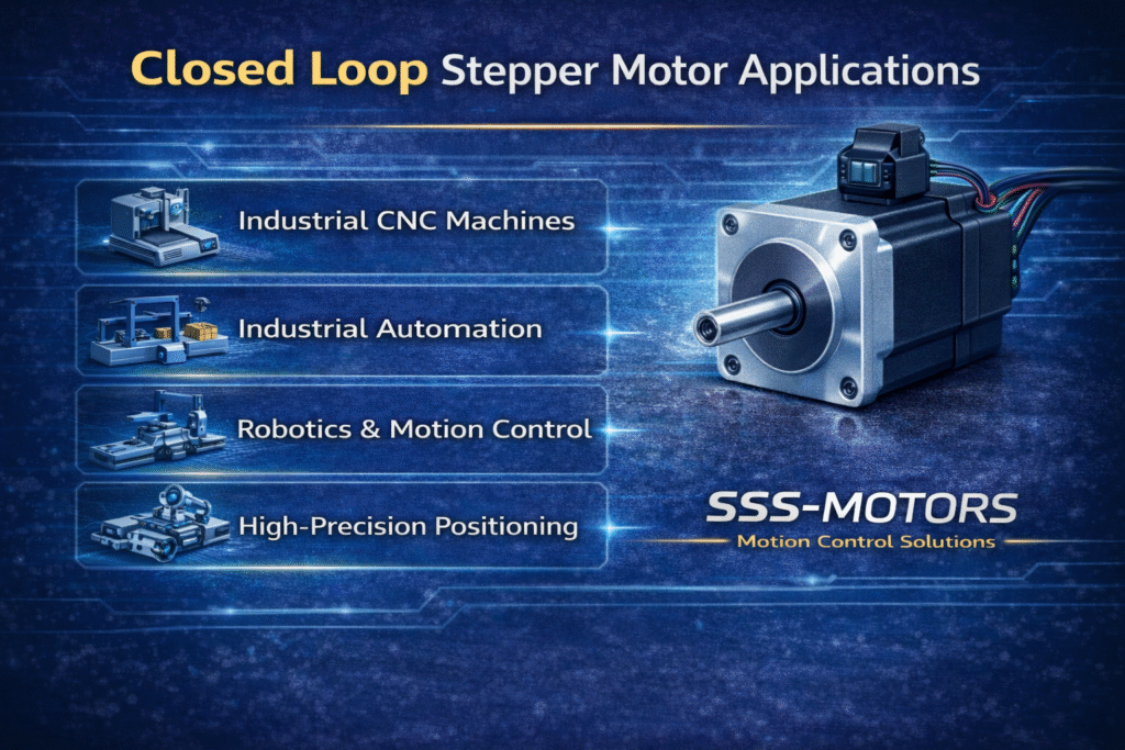 Closed Loop vs Open Loop Stepper Motor: Differences and Applications