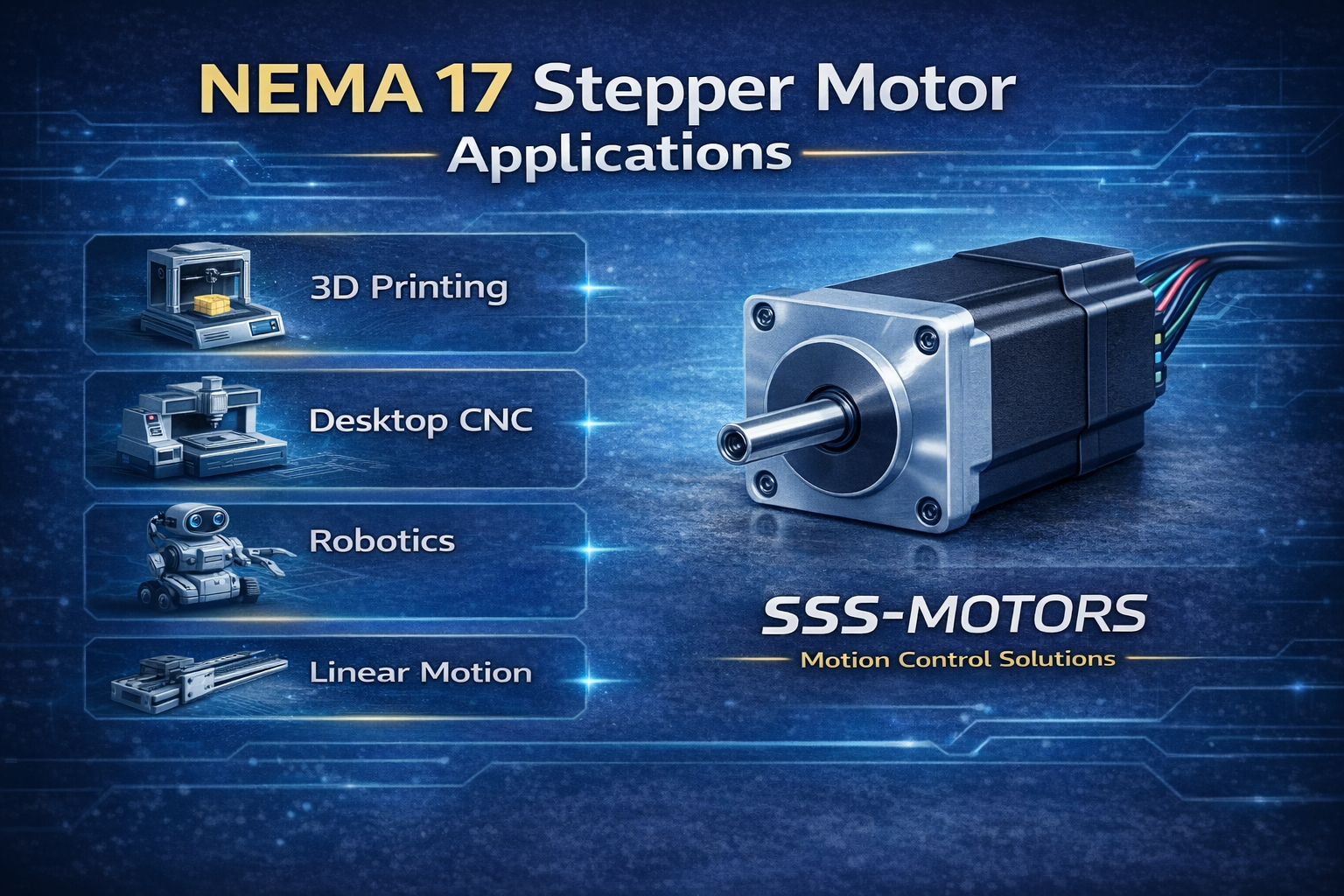 NEMA 17 vs NEMA 23 Stepper Motor: Differences, Torque and Applications