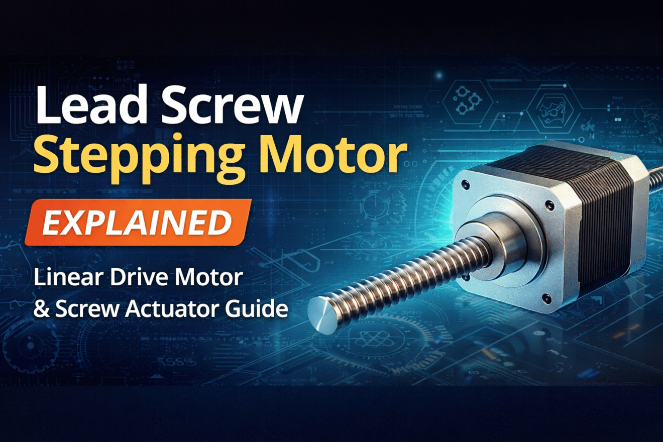 Lead Screw Stepping Motor Explained – Linear Drive Motor & Screw ...