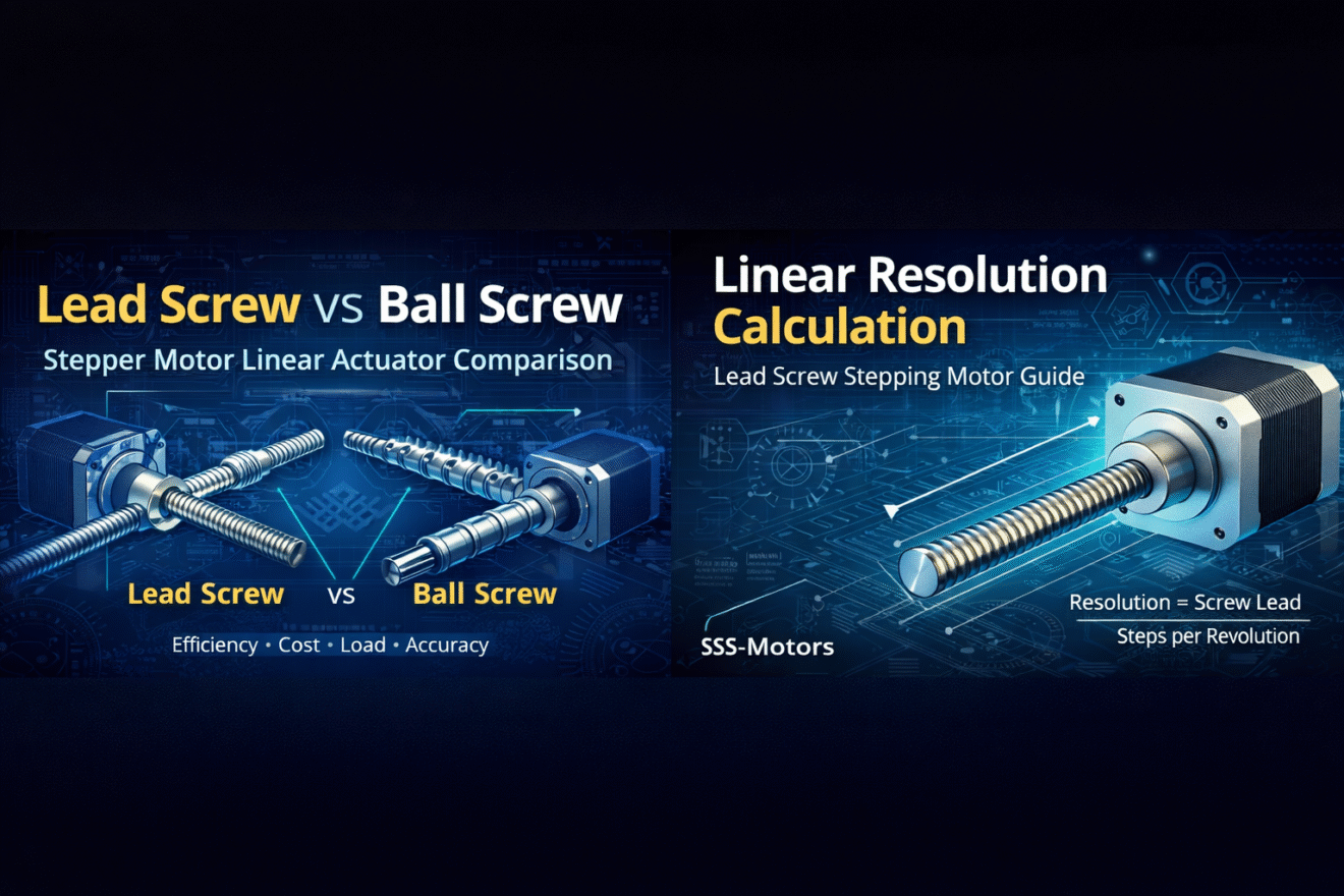 Lead Screw Stepping Motor Explained – Linear Drive Motor & Screw ...